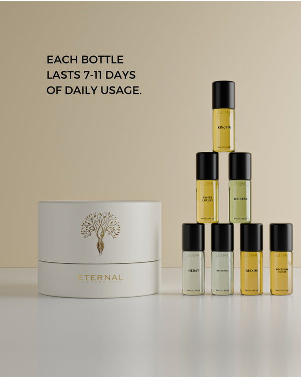 Sample Pack of 5 + 2 Free – Eternalperfumeoils
